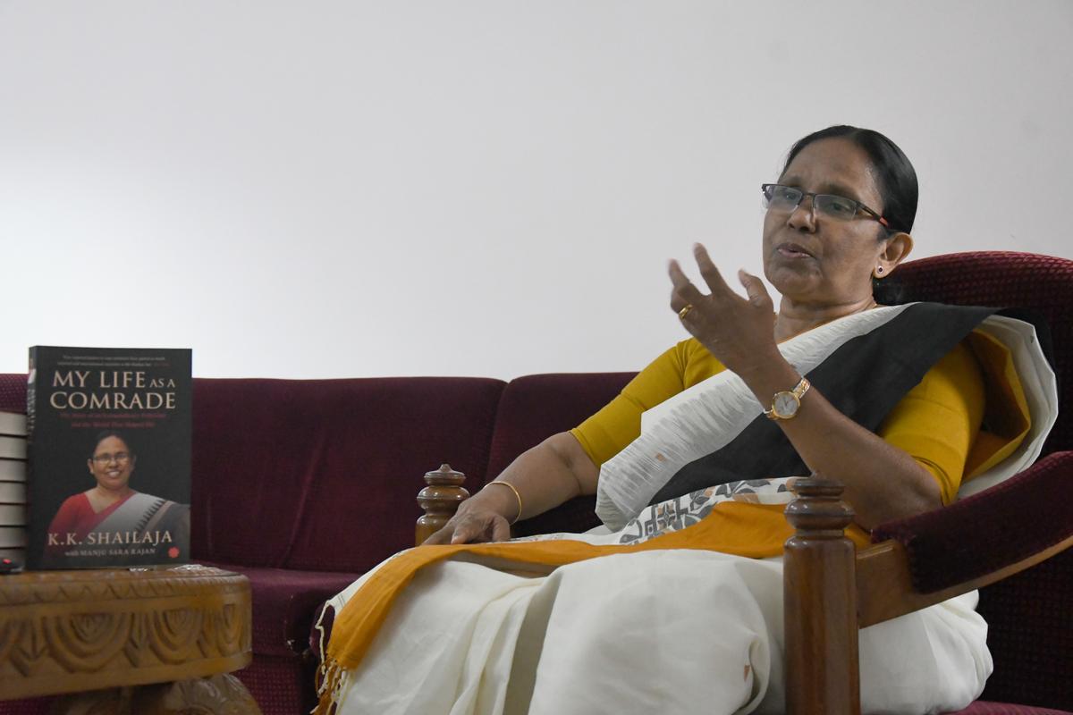 Teacher to rockstar | K.K. Shailaja on her new book ‘My Life as a ...